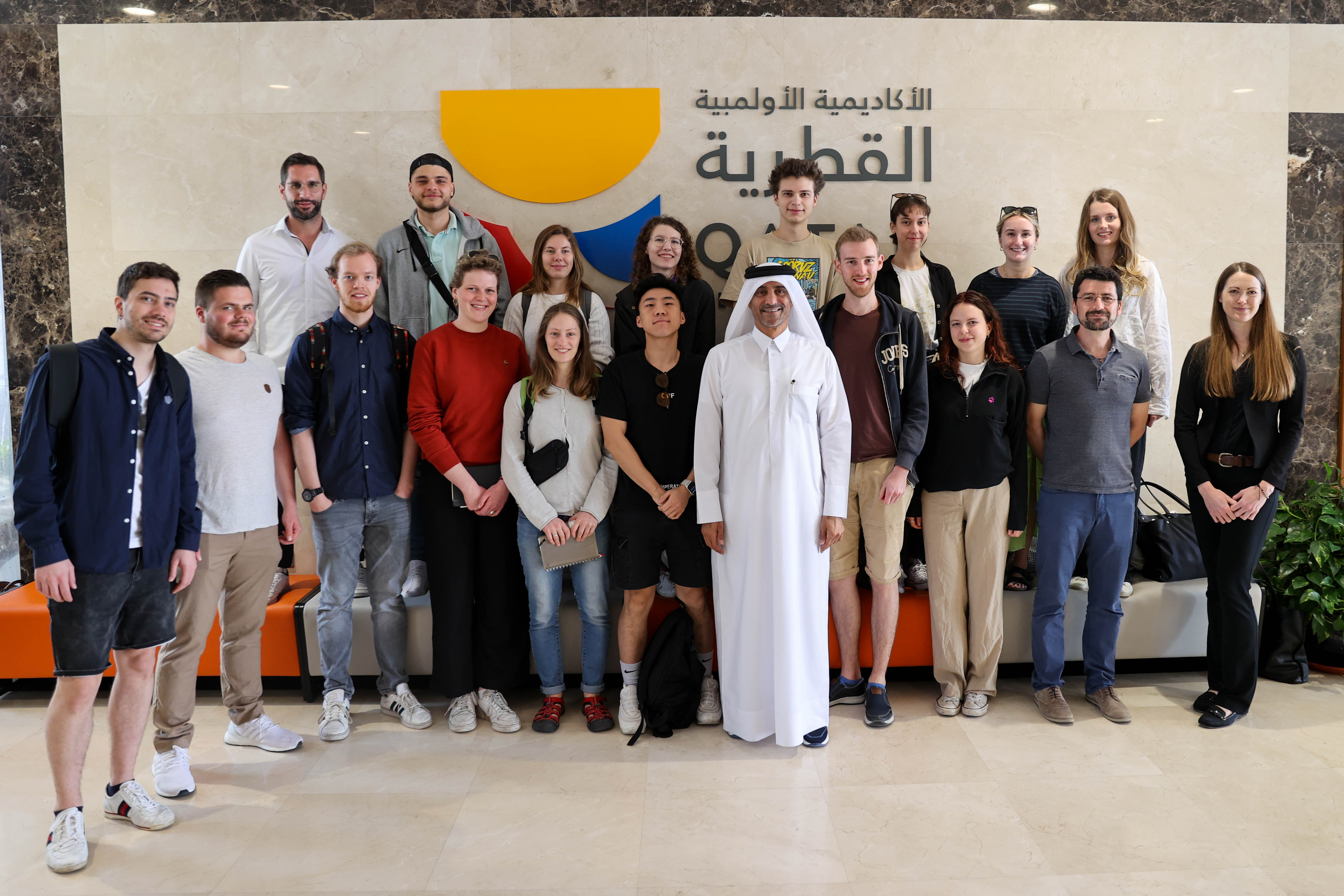 Students of the University of Heidelberg hosted by Qatar Olympic ...